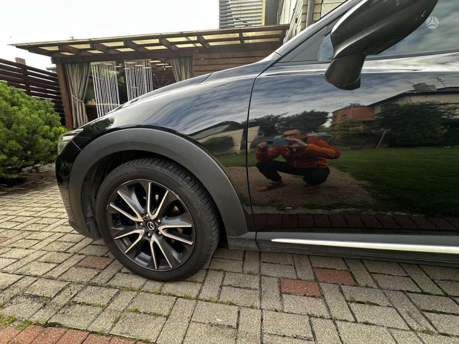 Melns Mazda CX-3 2017 Kauņa, ar dzinēja tilpumu 2.00 L un nobraukumu 210 tūkst. km par 12200 €, foto 12 vietnē AUTOMOTO.COM.LV