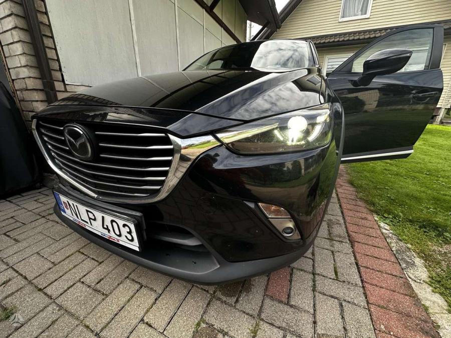 Melns Mazda CX-3 2017 Kauņa, ar dzinēja tilpumu 2.00 L un nobraukumu 210 tūkst. km par 12200 €, foto 16 vietnē AUTOMOTO.COM.LV