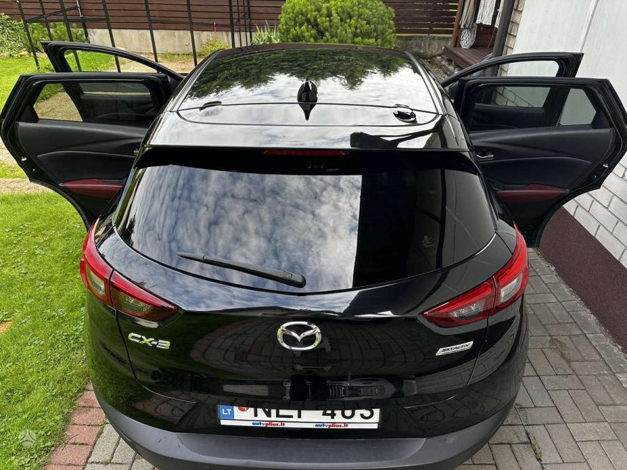 Melns Mazda CX-3 2017 Kauņa, ar dzinēja tilpumu 2.00 L un nobraukumu 210 tūkst. km par 12200 €, foto 21 vietnē AUTOMOTO.COM.LV