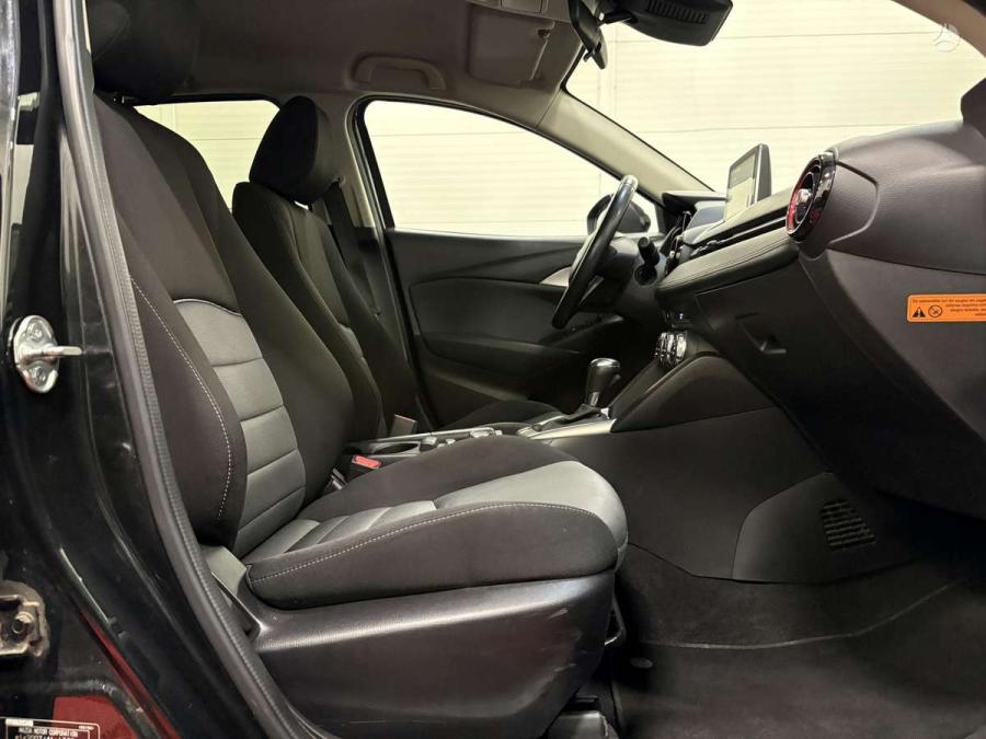 Black Mazda CX-3 2017 in Vilnius, with an engine capacity of 2.00 L and mileage of 100 thousand km for 12999 €, photo 15 on AUTOMOTO.COM.LV