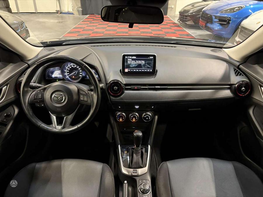 Black Mazda CX-3 2017 in Vilnius, with an engine capacity of 2.00 L and mileage of 100 thousand km for 12999 €, photo 17 on AUTOMOTO.COM.LV