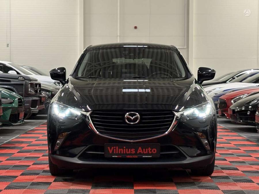 Melns Mazda CX-3 2017 Viļņa, ar dzinēja tilpumu 2.00 L un nobraukumu 100 tūkst. km par 12499 €, foto 3 vietnē AUTOMOTO.COM.LV