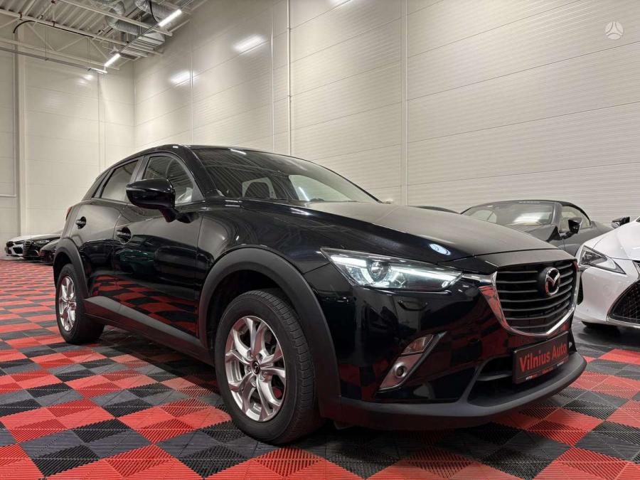 Melns Mazda CX-3 2017 Viļņa, ar dzinēja tilpumu 2.00 L un nobraukumu 100 tūkst. km par 12499 €, foto 4 vietnē AUTOMOTO.COM.LV