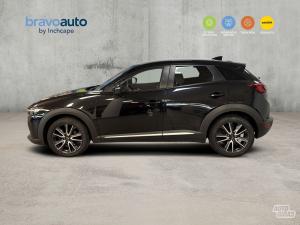 Black Mazda CX-3 2018 in Vilnius, with an engine capacity of 2.00 L and mileage of 74 thousand km for 17000 €, photo 3 on AUTOMOTO.COM.LV