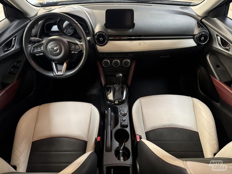 Black Mazda CX-3 2018 in Vilnius, with an engine capacity of 2.00 L and mileage of 74 thousand km for 17000 €, photo 13 on AUTOMOTO.COM.LV