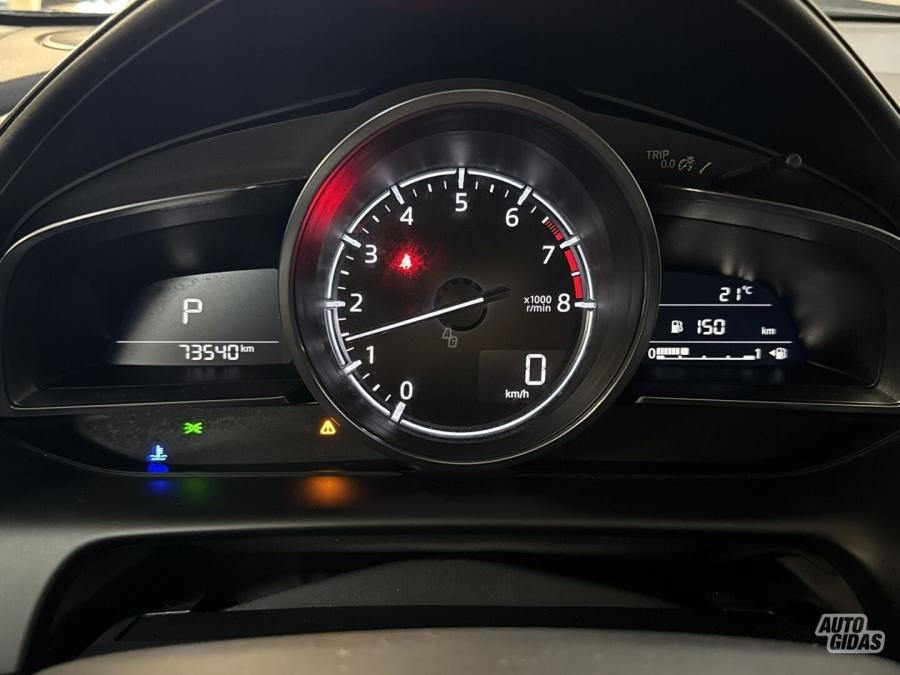 Black Mazda CX-3 2018 in Vilnius, with an engine capacity of 2.00 L and mileage of 74 thousand km for 17000 €, photo 14 on AUTOMOTO.COM.LV