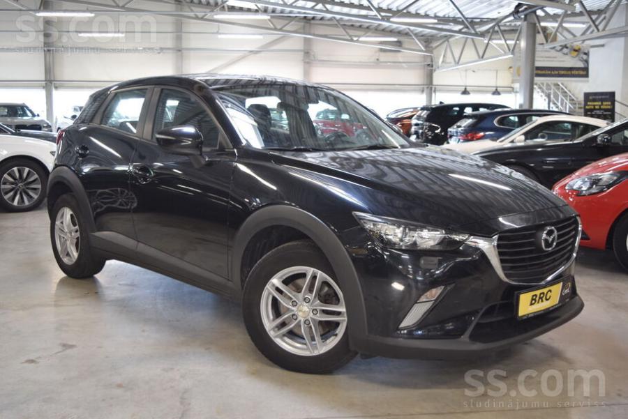Melns Mazda CX-3 2018 Rīga, ar dzinēja tilpumu 2.00 L un nobraukumu 90 tūkst. km par 12500 €, foto 1 vietnē AUTOMOTO.COM.LV