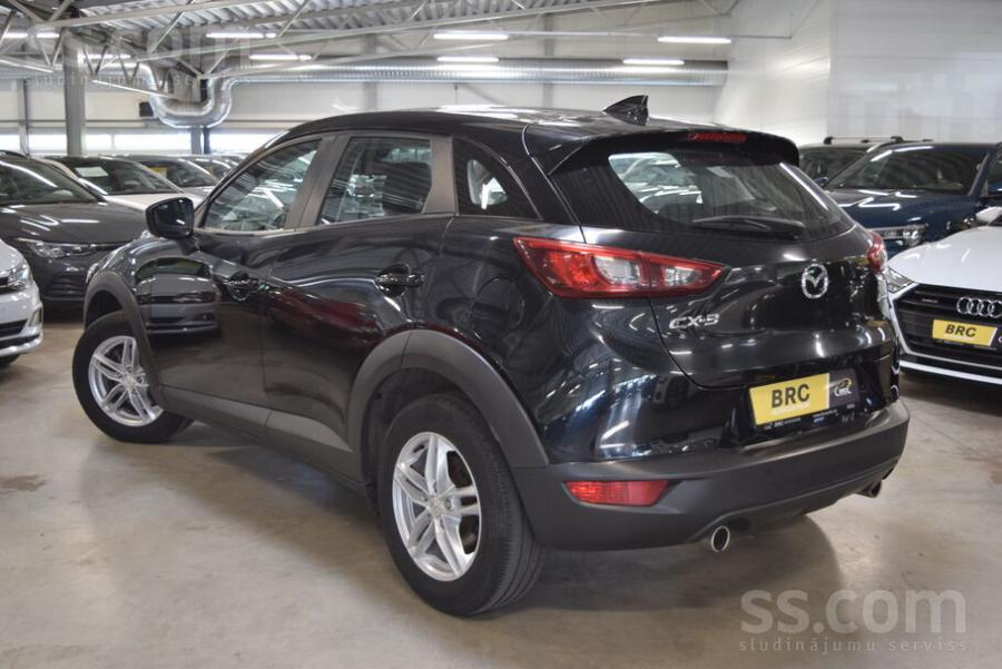 Melns Mazda CX-3 2018 Rīga, ar dzinēja tilpumu 2.00 L un nobraukumu 90 tūkst. km par 12500 €, foto 3 vietnē AUTOMOTO.COM.LV