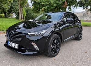 Black Mazda CX-3 2018 in Klaipeda, with an engine capacity of 2.00 L and mileage of 129 thousand km for 12500 €, photo  on AUTOMOTO.COM.LV