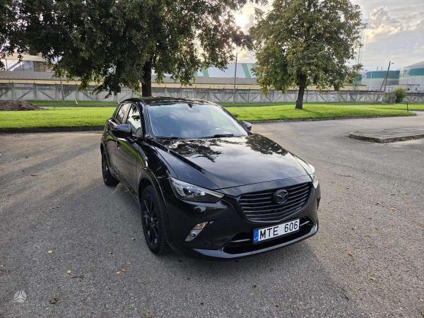 Black Mazda CX-3 2018 in Klaipeda, with an engine capacity of 2.00 L and mileage of 129 thousand km for 12500 €, photo 3 on AUTOMOTO.COM.LV