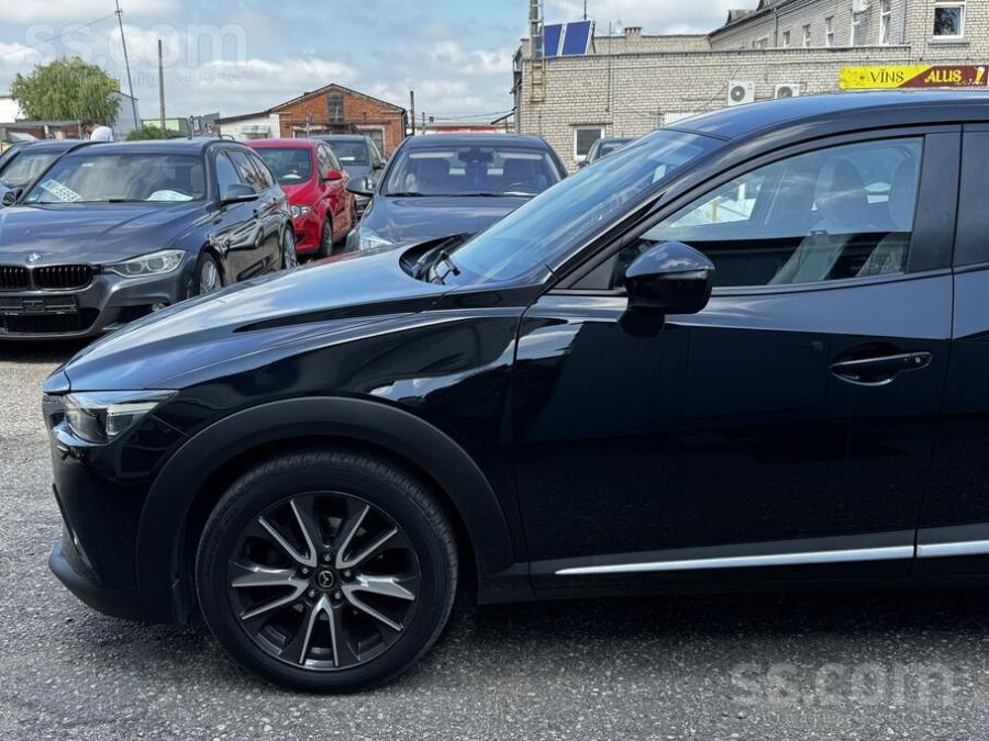 Melns Mazda CX-3 2016 Daugavpils, ar dzinēja tilpumu 2.00 L un nobraukumu 0 tūkst. km par 9500 €, foto 8 vietnē AUTOMOTO.COM.LV