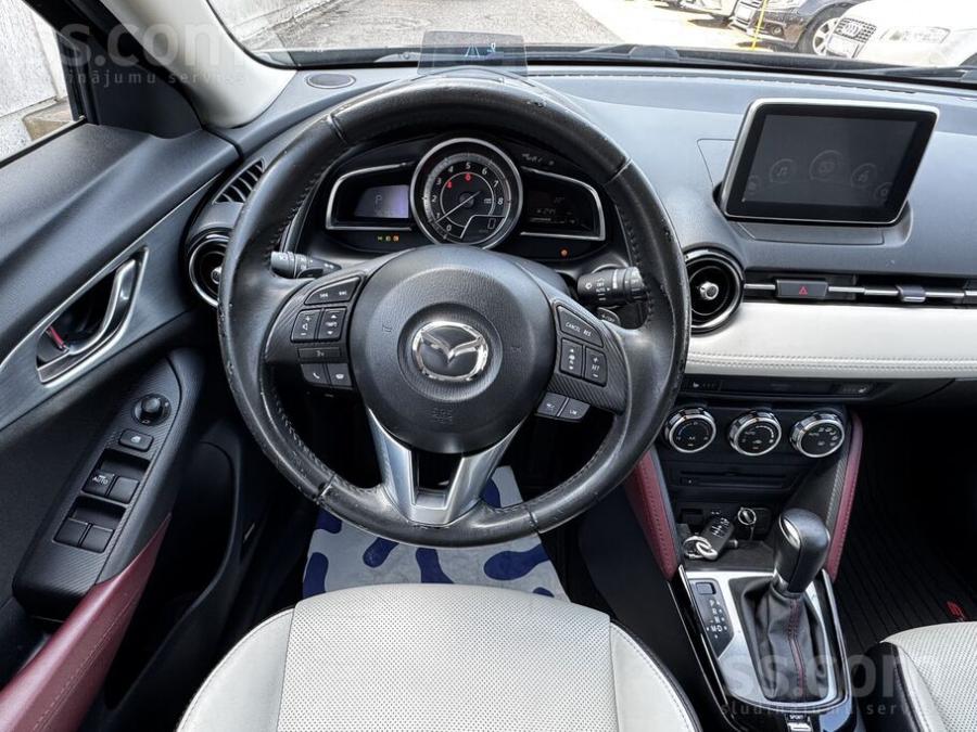 Melns Mazda CX-3 2016 Daugavpils, ar dzinēja tilpumu 2.00 L un nobraukumu 0 tūkst. km par 9500 €, foto 16 vietnē AUTOMOTO.COM.LV