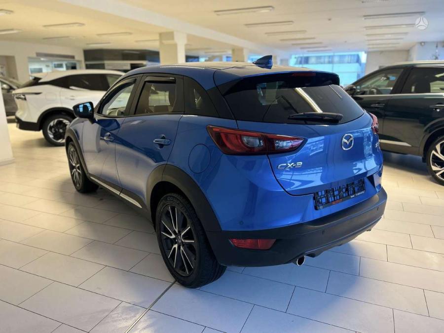 Zils Mazda CX-3 2015 Šauļi, ar dzinēja tilpumu 1.50 L un nobraukumu 202 tūkst. km par 10800 €, foto 4 vietnē AUTOMOTO.COM.LV
