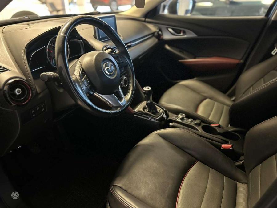 Zils Mazda CX-3 2015 Šauļi, ar dzinēja tilpumu 1.50 L un nobraukumu 202 tūkst. km par 10800 €, foto 9 vietnē AUTOMOTO.COM.LV