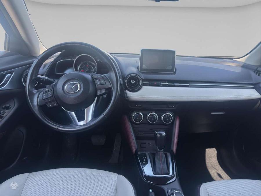 Blue Mazda CX-3 2016 in Kaunas, with an engine capacity of 1.50 L and mileage of 225 thousand km for 11390 €, photo 13 on AUTOMOTO.COM.LV