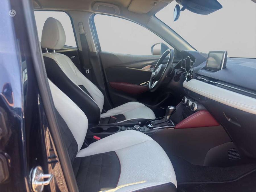 Blue Mazda CX-3 2016 in Kaunas, with an engine capacity of 1.50 L and mileage of 225 thousand km for 11390 €, photo 17 on AUTOMOTO.COM.LV