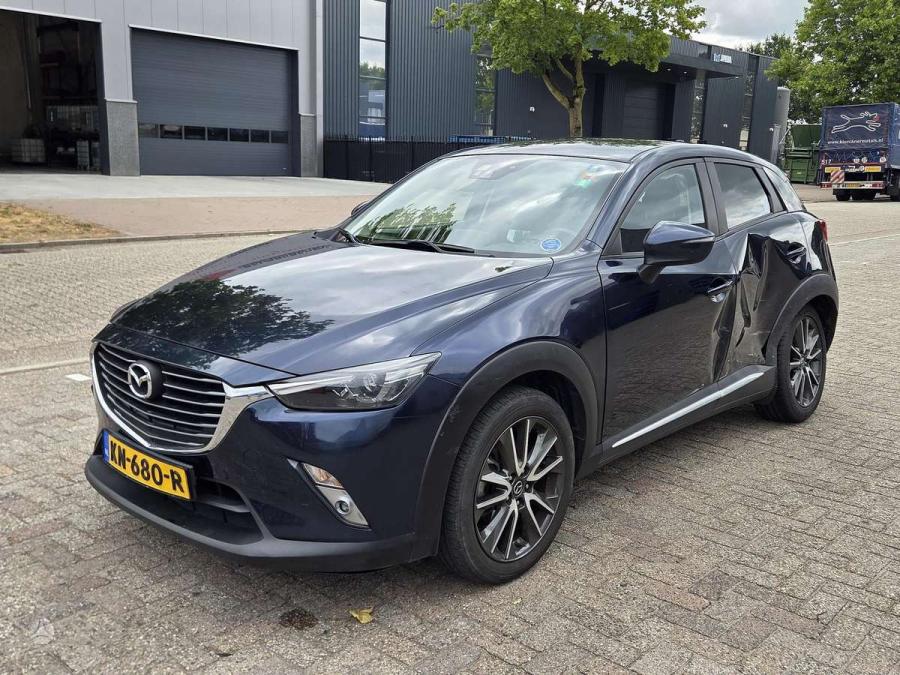 Blue Mazda CX-3 2016 in Kaunas, with an engine capacity of 2.00 L and mileage of 76 thousand km for 8500 €, photo 1 on AUTOMOTO.COM.LV