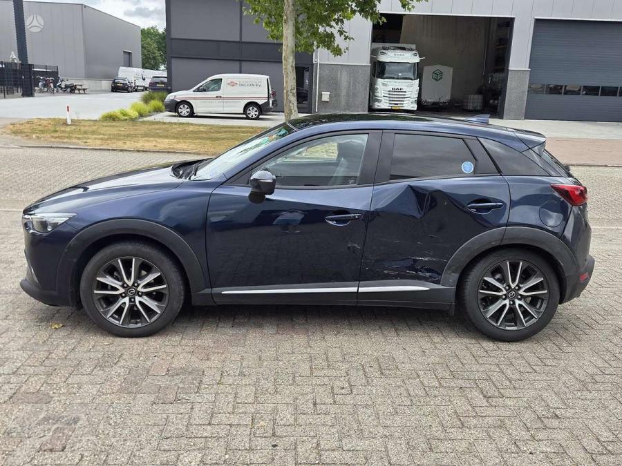 Blue Mazda CX-3 2016 in Kaunas, with an engine capacity of 2.00 L and mileage of 76 thousand km for 8500 €, photo 7 on AUTOMOTO.COM.LV