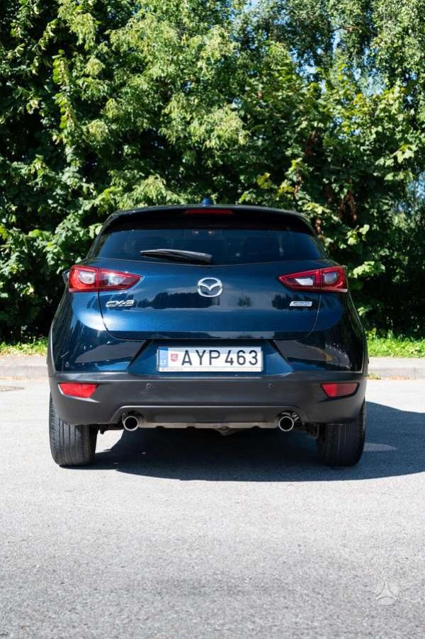 Zils Mazda CX-3 2016 Klaipėda, ar dzinēja tilpumu 2.00 L un nobraukumu 70 tūkst. km par 13500 €, foto 3 vietnē AUTOMOTO.COM.LV