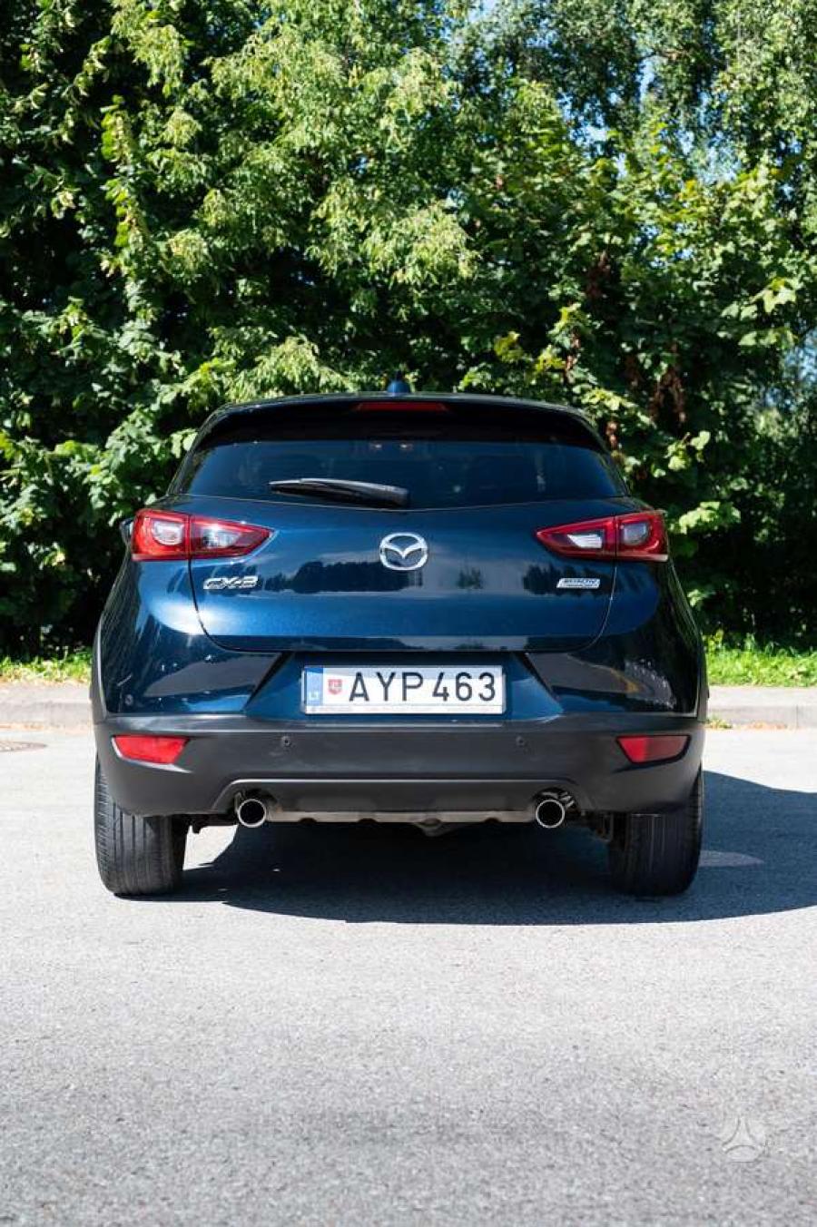 Zils Mazda CX-3 2016 Klaipėda, ar dzinēja tilpumu 2.00 L un nobraukumu 70 tūkst. km par 13500 €, foto 4 vietnē AUTOMOTO.COM.LV
