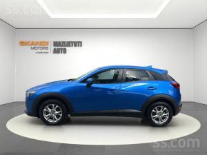Blue Mazda CX-3 2017 in Riga, with an engine capacity of 2.00 L and mileage of 91 thousand km for 11290 €, photo 4 on AUTOMOTO.COM.LV