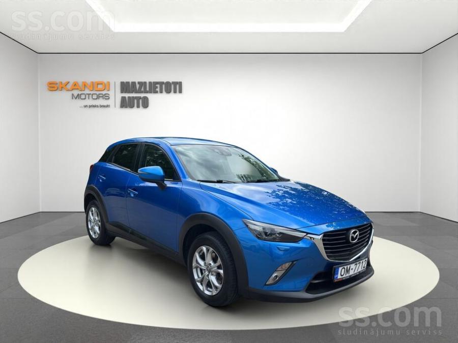 Blue Mazda CX-3 2017 in Riga, with an engine capacity of 2.00 L and mileage of 91 thousand km for 11290 €, photo 9 on AUTOMOTO.COM.LV