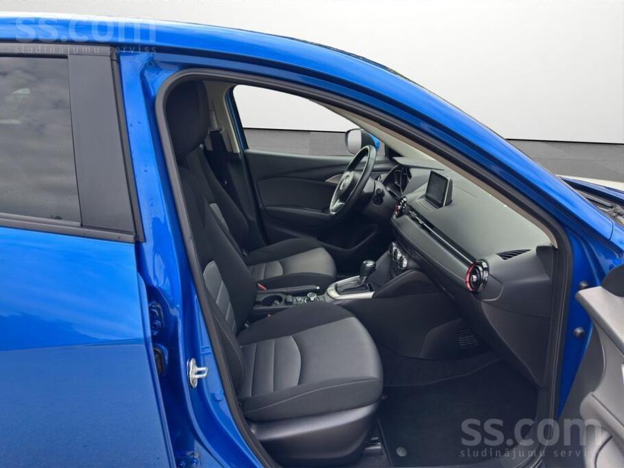 Blue Mazda CX-3 2017 in Riga, with an engine capacity of 2.00 L and mileage of 91 thousand km for 11290 €, photo 15 on AUTOMOTO.COM.LV