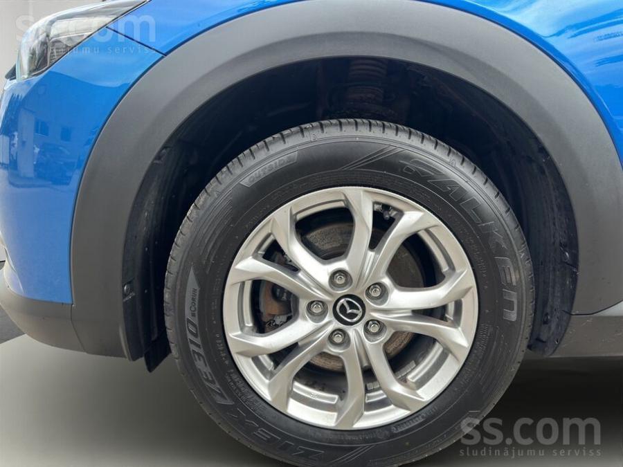 Blue Mazda CX-3 2017 in Riga, with an engine capacity of 2.00 L and mileage of 91 thousand km for 11290 €, photo 17 on AUTOMOTO.COM.LV