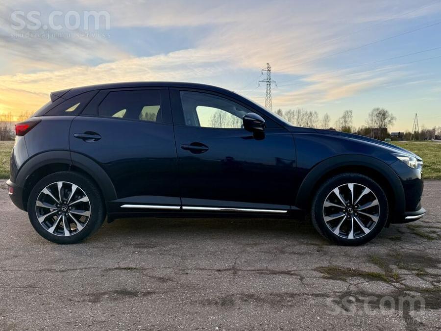 Zils Mazda CX-3 2019 Rīga, ar dzinēja tilpumu 2.00 L un nobraukumu 67 tūkst. km par 12900 €, foto 4 vietnē AUTOMOTO.COM.LV
