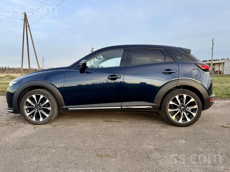 Zils Mazda CX-3 2019 Rīga, ar dzinēja tilpumu 2.00 L un nobraukumu 67 tūkst. km par 12900 €, foto 5 vietnē AUTOMOTO.COM.LV