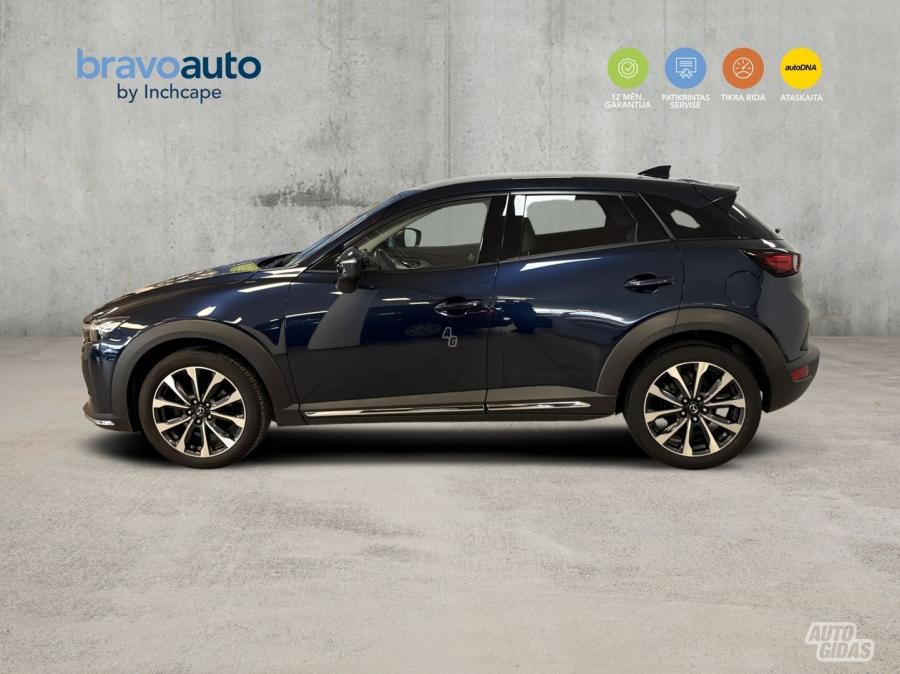 Zils Mazda CX-3 2019 Viļņa, ar dzinēja tilpumu 2.00 L un nobraukumu 66 tūkst. km par 18500 €, foto 3 vietnē AUTOMOTO.COM.LV