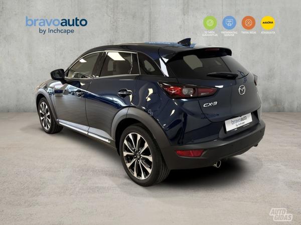 Zils Mazda CX-3 2019 Viļņa, ar dzinēja tilpumu 2.00 L un nobraukumu 66 tūkst. km par 18500 €, foto 3 vietnē AUTOMOTO.COM.LV