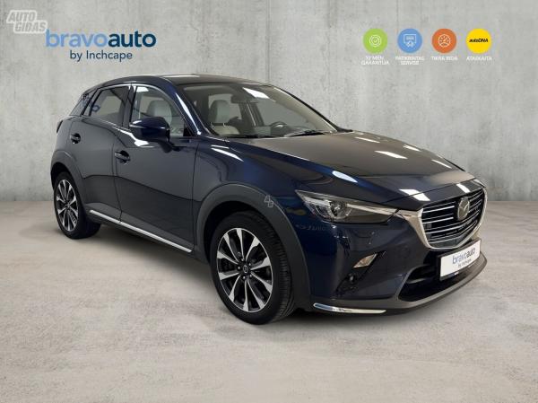 Zils Mazda CX-3 2019 Viļņa, ar dzinēja tilpumu 2.00 L un nobraukumu 66 tūkst. km par 18500 €, foto 6 vietnē AUTOMOTO.COM.LV