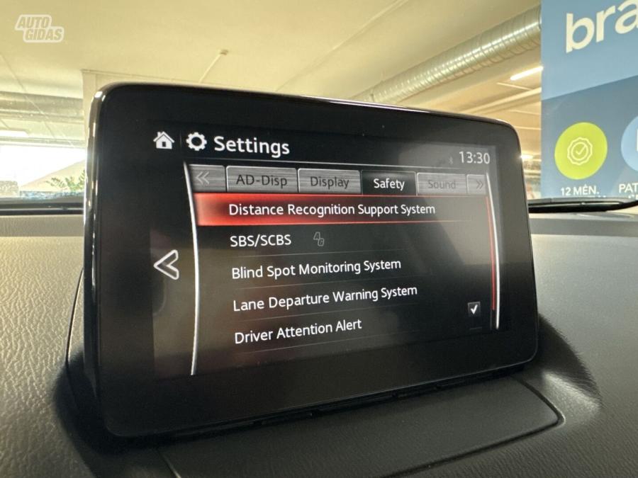 Zils Mazda CX-3 2019 Viļņa, ar dzinēja tilpumu 2.00 L un nobraukumu 66 tūkst. km par 18500 €, foto 26 vietnē AUTOMOTO.COM.LV