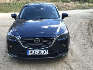Синий Мазда СХ-3 2019 в Рига, объемом двигателя 2.00 л и пробегом 82 тыс. км за 16490 €, фото  на AUTOMOTO.COM.LV