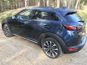 Blue Mazda CX-3 2019 in Riga, with an engine capacity of 2.00 L and mileage of 82 thousand km for 16490 €, photo 4 on AUTOMOTO.COM.LV