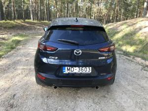 Blue Mazda CX-3 2019 in Riga, with an engine capacity of 2.00 L and mileage of 82 thousand km for 16490 €, photo 5 on AUTOMOTO.COM.LV