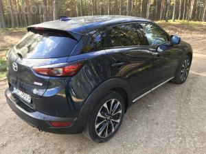 Blue Mazda CX-3 2019 in Riga, with an engine capacity of 2.00 L and mileage of 82 thousand km for 16490 €, photo 6 on AUTOMOTO.COM.LV