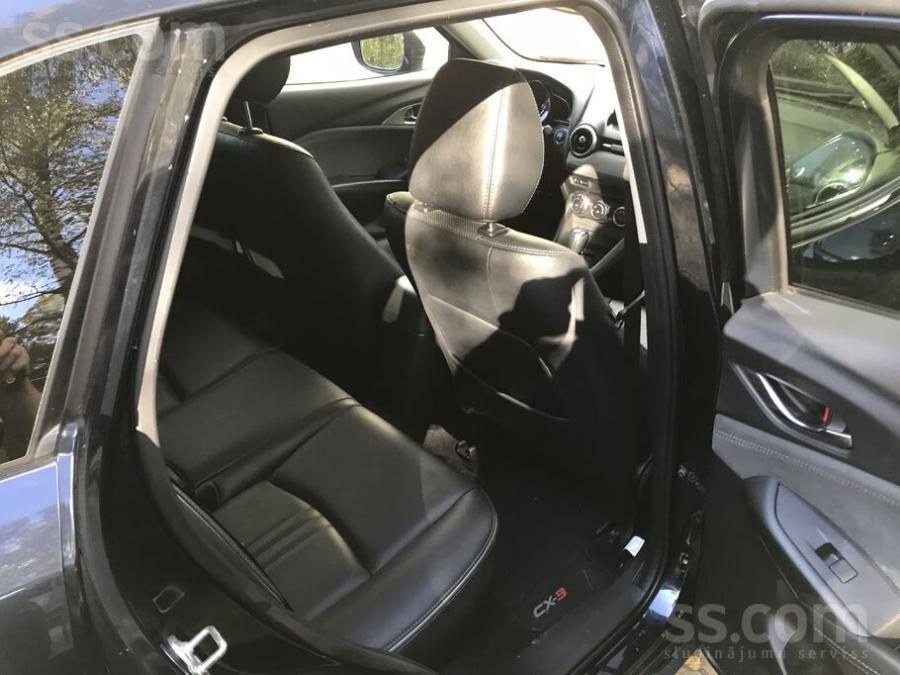 Blue Mazda CX-3 2019 in Riga, with an engine capacity of 2.00 L and mileage of 82 thousand km for 16490 €, photo 12 on AUTOMOTO.COM.LV