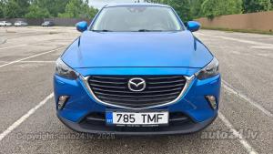 Blue Mazda CX-3 2016 in Tartu, with an engine capacity of 2.00 L and mileage of 87 thousand km for 11900 €, photo  on AUTOMOTO.COM.LV