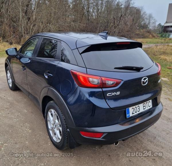 Blue Mazda CX-3 2017 in Tallinn, with an engine capacity of 2.00 L and mileage of 110 thousand km for 11990 €, photo 5 on AUTOMOTO.COM.LV