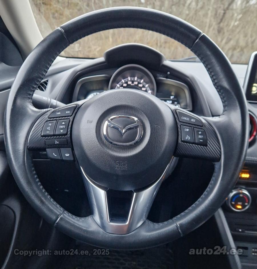 Blue Mazda CX-3 2017 in Tallinn, with an engine capacity of 2.00 L and mileage of 110 thousand km for 11990 €, photo 15 on AUTOMOTO.COM.LV