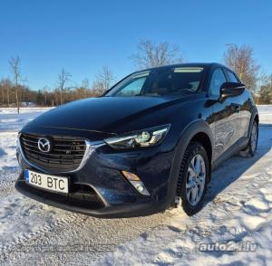 Zils Mazda CX-3 2017 Tallina, ar dzinēja tilpumu 2.00 L un nobraukumu 110 tūkst. km par 11990 €, foto 2 vietnē AUTOMOTO.COM.LV