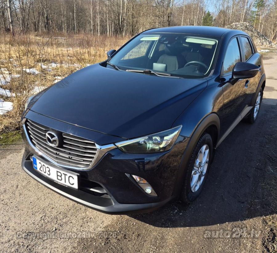 Zils Mazda CX-3 2017 Tallina, ar dzinēja tilpumu 2.00 L un nobraukumu 110 tūkst. km par 11990 €, foto 1 vietnē AUTOMOTO.COM.LV