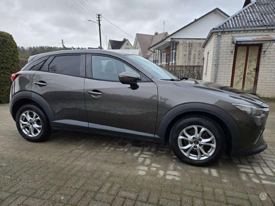 Brown Mazda CX-3 2016 in Ukmerge, with an engine capacity of 1.50 L and mileage of 126 thousand km for 8200 €, photo 2 on AUTOMOTO.COM.LV