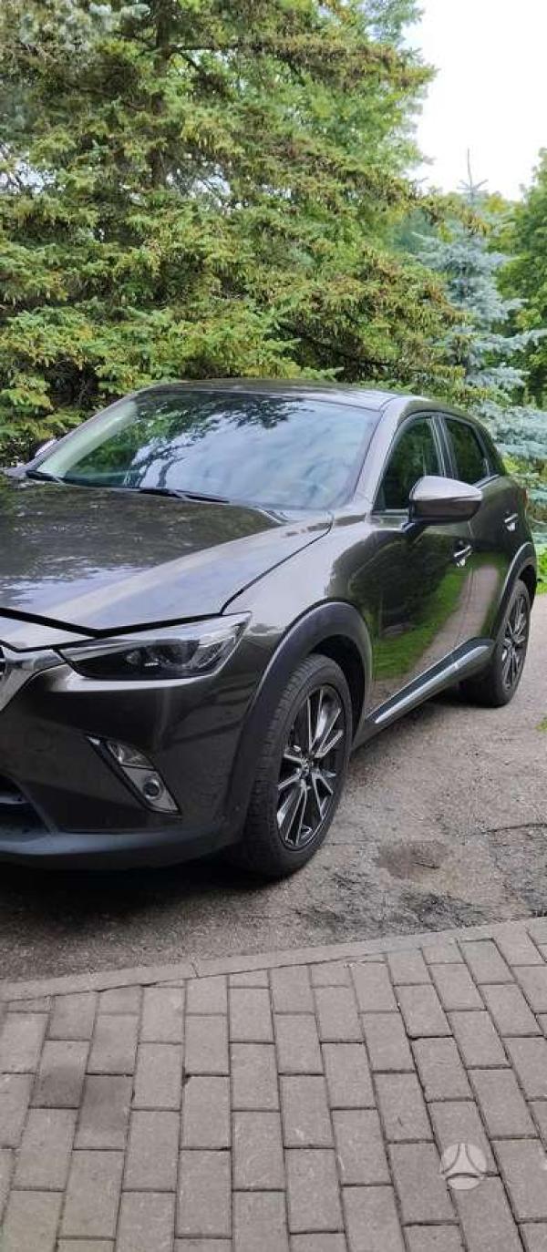 Brown Mazda CX-3 2016 in Kaunas, with an engine capacity of 1.50 L and mileage of 235 thousand km for 7400 €, photo 1 on AUTOMOTO.COM.LV