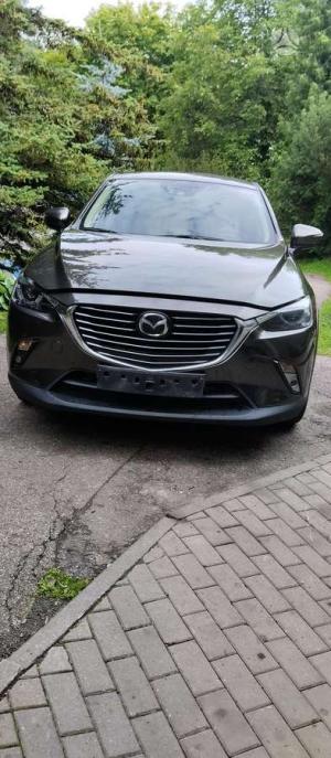 Brown Mazda CX-3 2016 in Kaunas, with an engine capacity of 1.50 L and mileage of 235 thousand km for 7400 €, photo 3 on AUTOMOTO.COM.LV