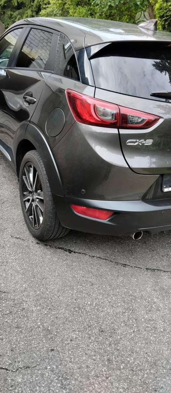 Brown Mazda CX-3 2016 in Kaunas, with an engine capacity of 1.50 L and mileage of 235 thousand km for 7400 €, photo 7 on AUTOMOTO.COM.LV