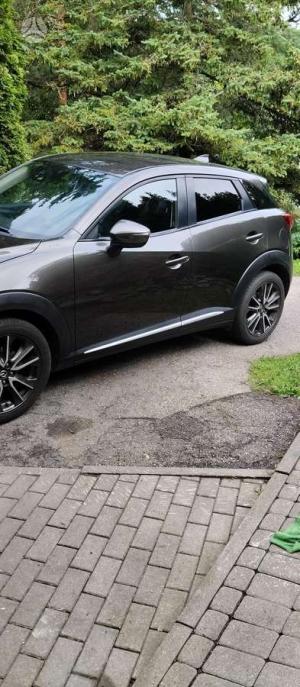 Brown Mazda CX-3 2016 in Kaunas, with an engine capacity of 1.50 L and mileage of 235 thousand km for 7400 €, photo 9 on AUTOMOTO.COM.LV