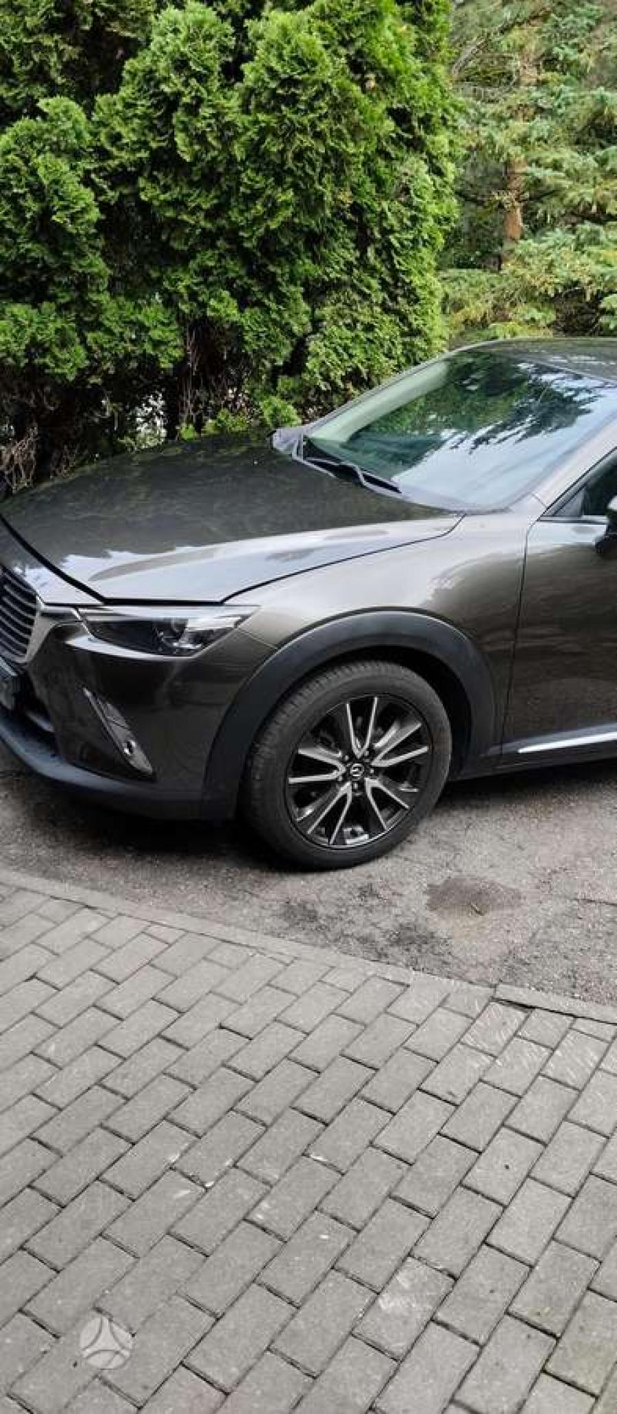 Brown Mazda CX-3 2016 in Kaunas, with an engine capacity of 1.50 L and mileage of 235 thousand km for 7400 €, photo 10 on AUTOMOTO.COM.LV